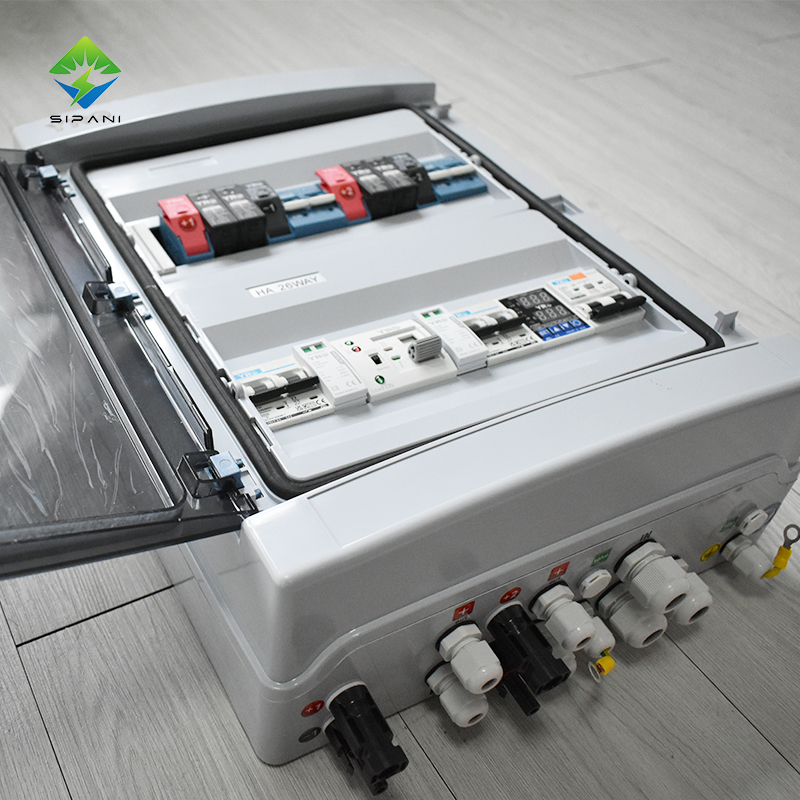 IP65 Waterproof AC DC Dual Power Distribution Box Lightning Protection ...
