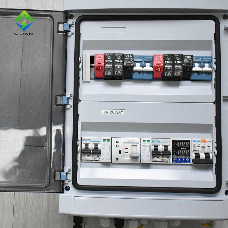 IP65 Waterproof AC DC Dual Power Distribution Box Lightning Protection ...