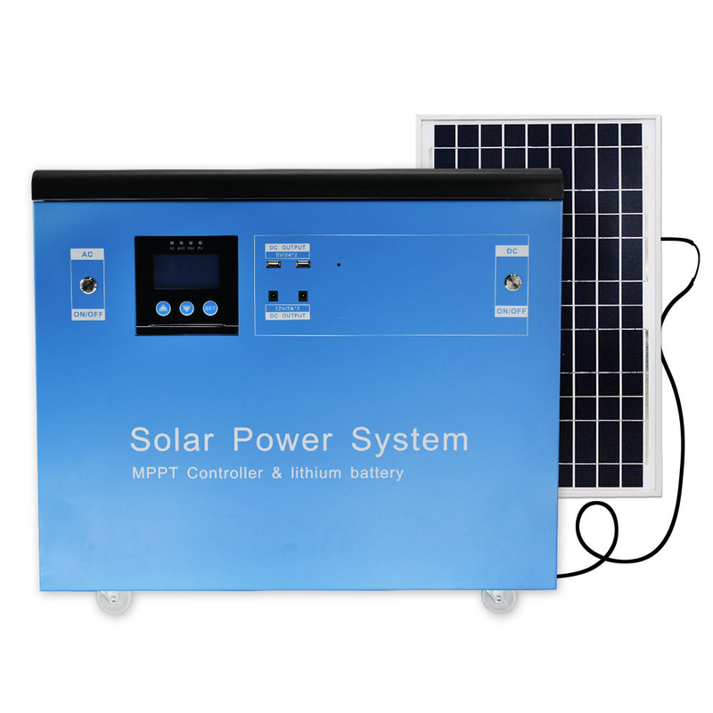 Customized 2000 Watt Solar Generator 50/60Hz 2K Watt MPPT Portable ...