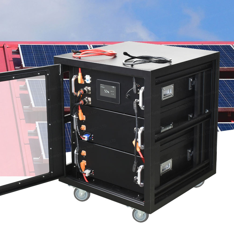 10kw 20kw Solar Energy Storage Battery High Voltage Rack Mounted Packs ...