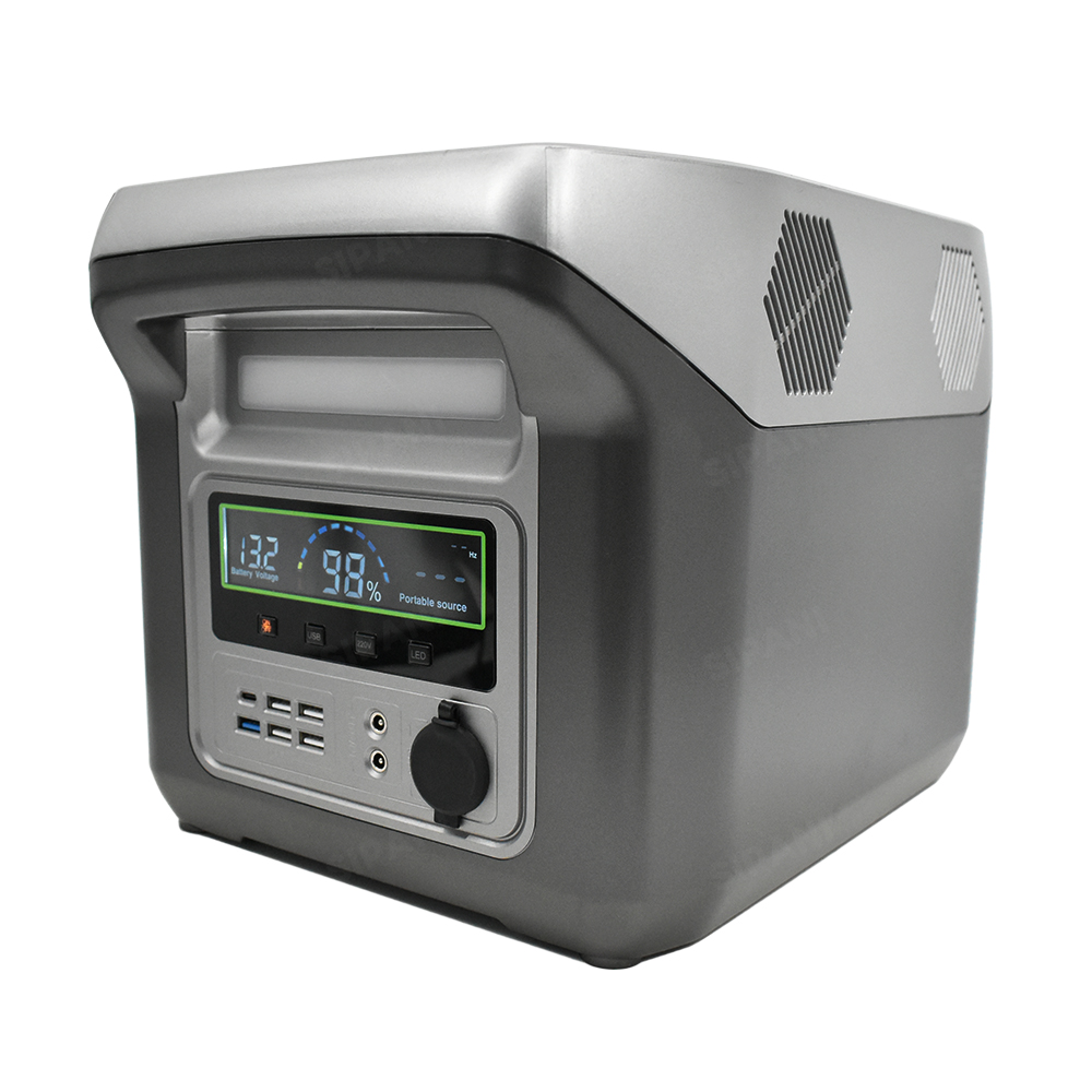 SIPANI Portable Power Station - 1000W, Lithium-Ion (LFP), AC, DC, USB-A ...